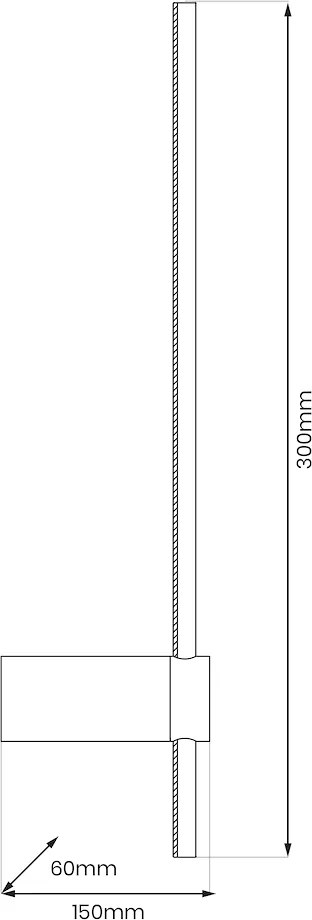 Nástěnné LED svítidlo Swing, 1x LED 4w, 3000-6000k, b