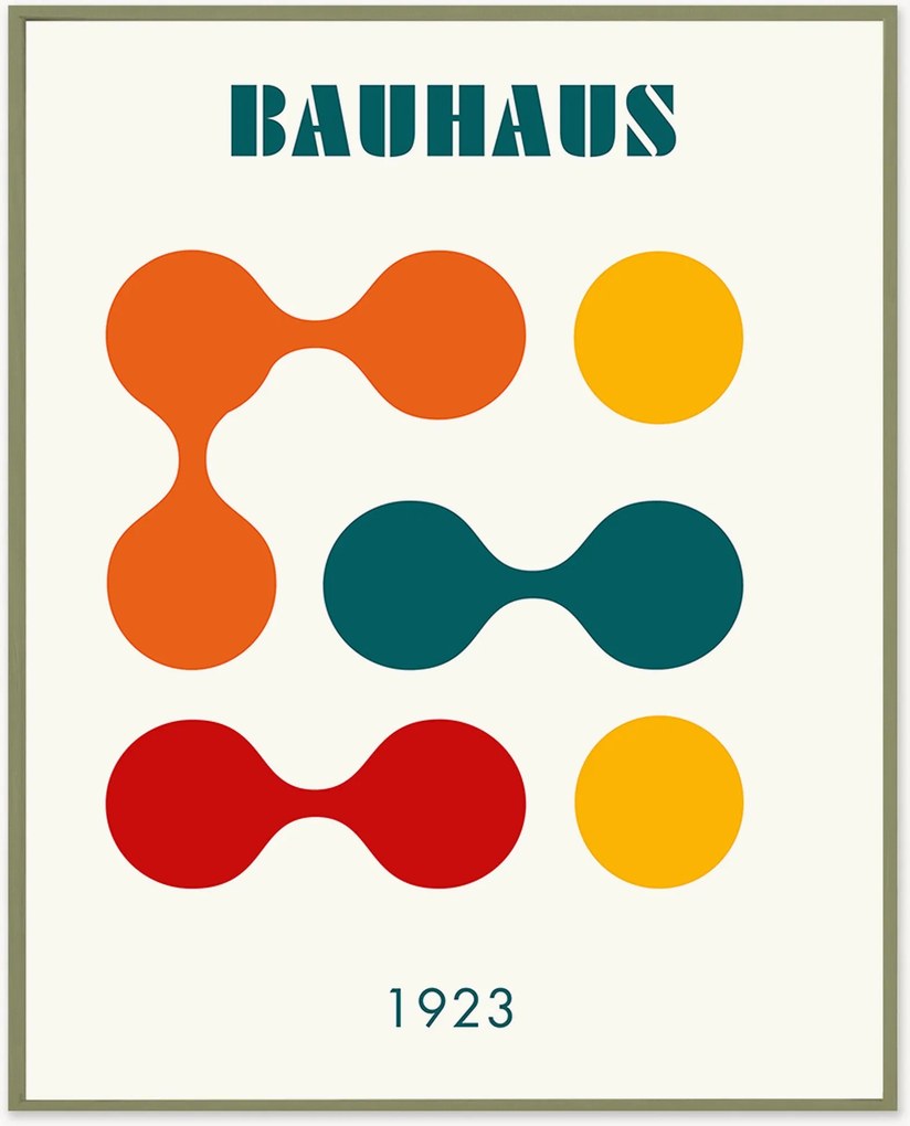 Zarámovaný digitální tisk Bauhaus