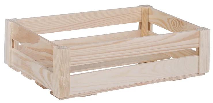 Dřevobox Dřevěná bedýnka střední (snížená)