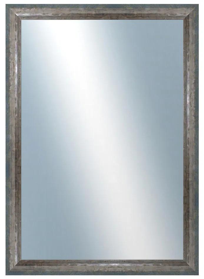 DANTIK - Zarámované zrcadlo - rozměr s rámem cca 50x70 cm z lišty NEVIS modrá (3052)