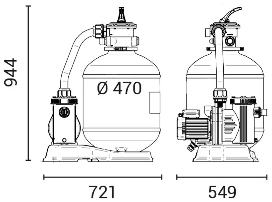 Poolmaster Písková filtrace 12 m3/h (2210)