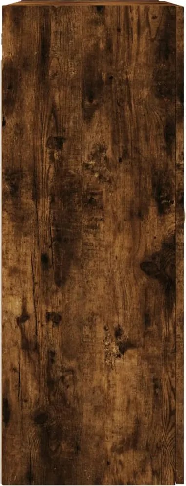 Nástěnné skříňky 2 ks kouřový dub 69,5 x 34 x 90 cm 3195608