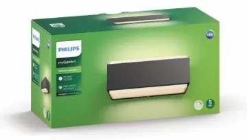 Philips 16487/93/P0 - Stmívatelné venkovní svítidlo STRATOSPHERE 2xLED/4,5W IP44