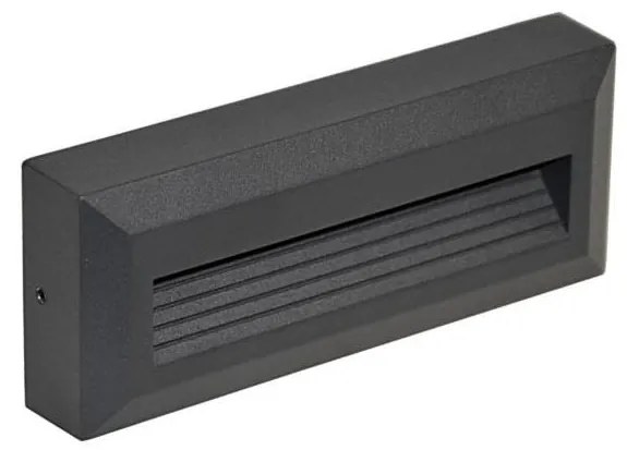 LED Venkovní schodišťové svítidlo KORA LED/1,2W/230V IP54 4000K antracit