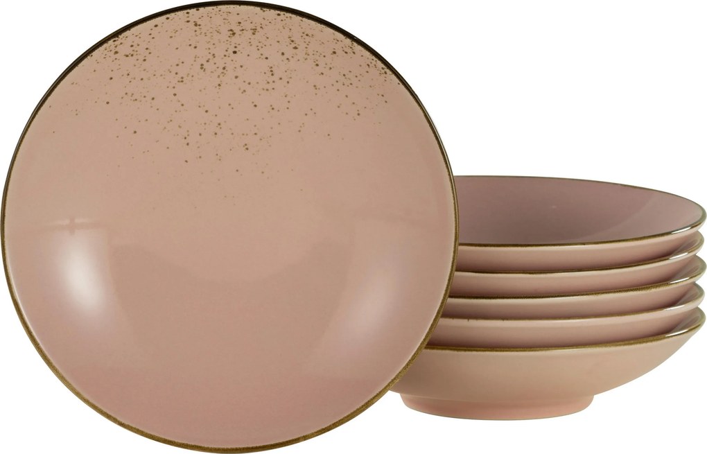 XXXLutz SADA HLUBOKÝCH TALÍŘŮ kamenina keramika 6dílné 22 cm Creatable - Kolekce nádobí - 007768012307