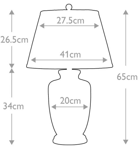 Elstead GOLD-BIRDS-TL - Stolní lampa GOLD BIRDS 1xE27/60W/230V