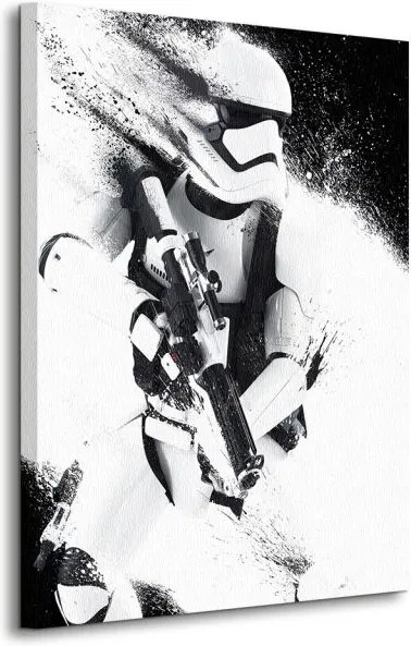 Obraz na plátně Star Wars Episode VII (Stormtrooper Paint) 60x80cm WDC99327