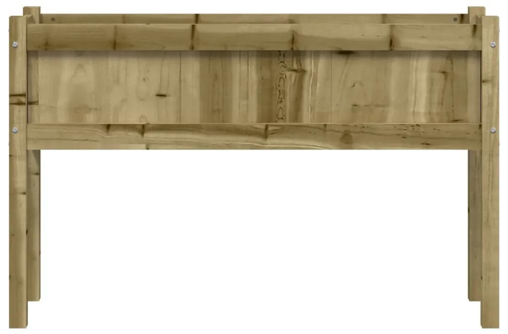 Zahradní truhlík s nohami 110x31x70 cm impregnovaná borovice - Default Title