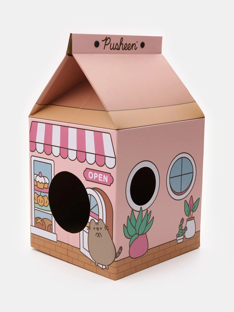 Sinsay - Kartonový domek pro kočku s funkcí škrabadla Pusheen the Cat - vícebarevná