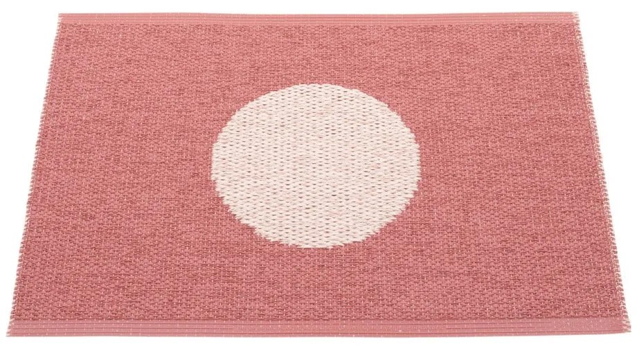 Světle červený vnitřní a venkovní koberec 70x50 cm Vera Pop Blush – Pappelina