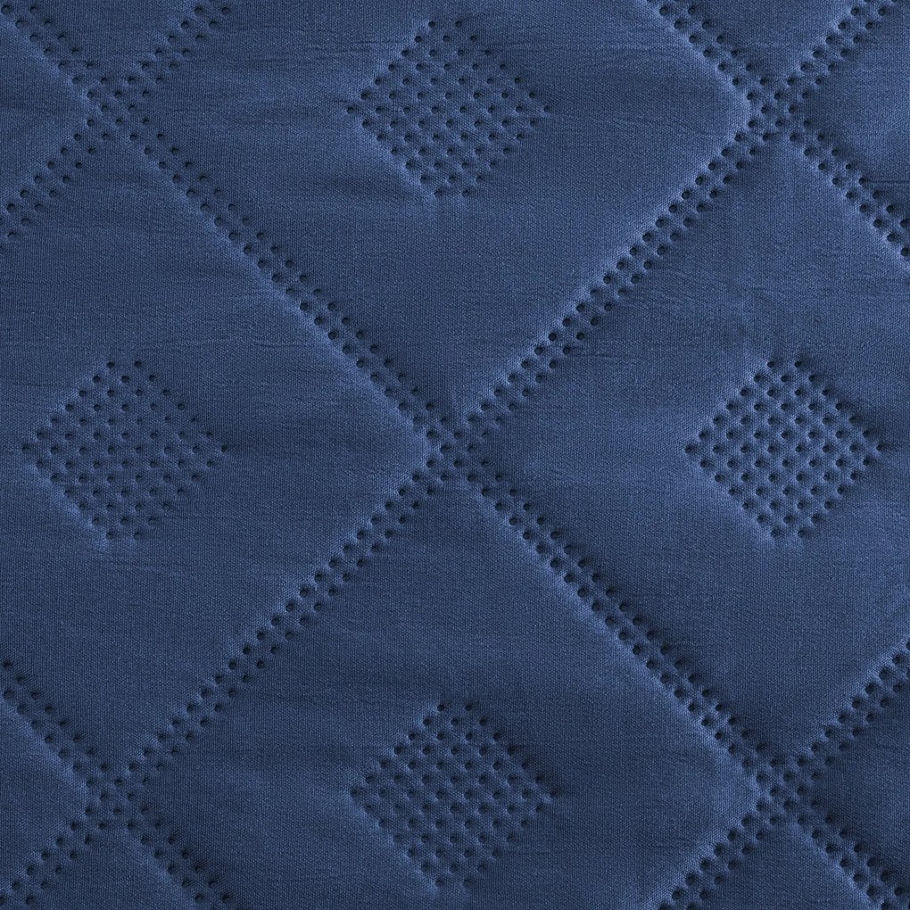 PŘEHOZ NA POSTEL ALARA6 220X240 CM TMAVĚMODRÁ
