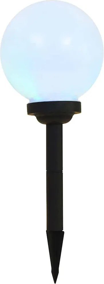 Zahradní solární lampy 6 ks LED kulovité 20 cm RGB 277126