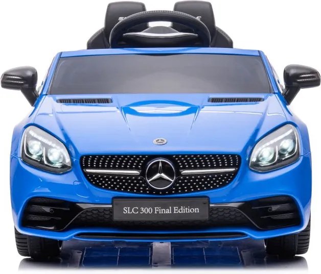 LEAN CARS Elektrické autíčko Mercedes SLC 300 LED MP3 modré