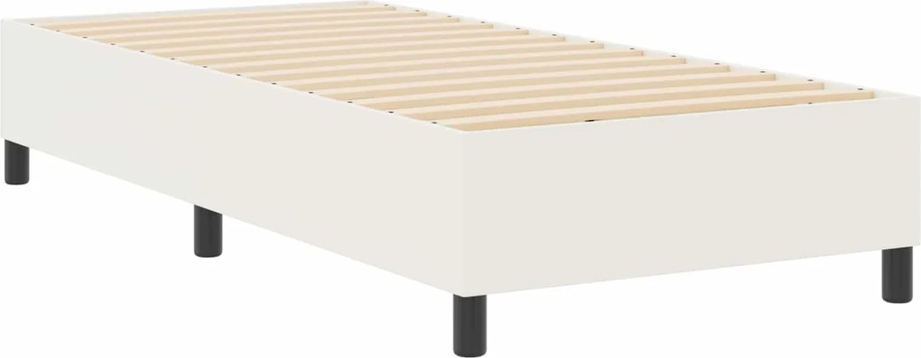 Rám platformy Krémová 90 x 200 cm Žebrovaná látka 3337389