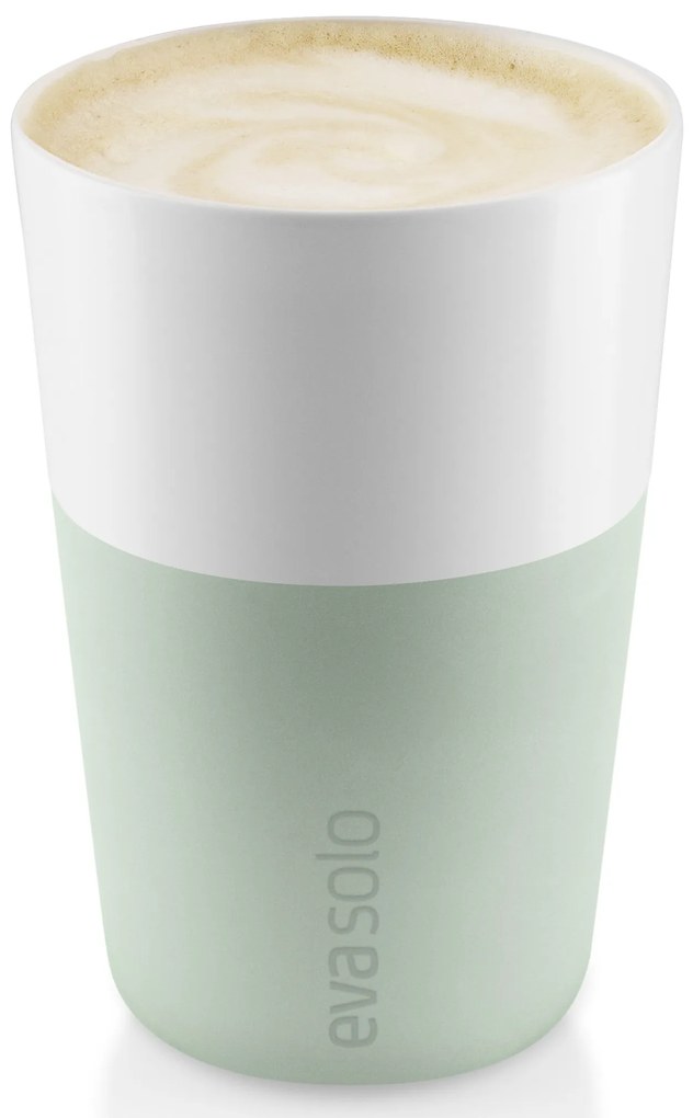EVA SOLO Termošálky na latte 360 ml 2 kusy šalvějově zelená