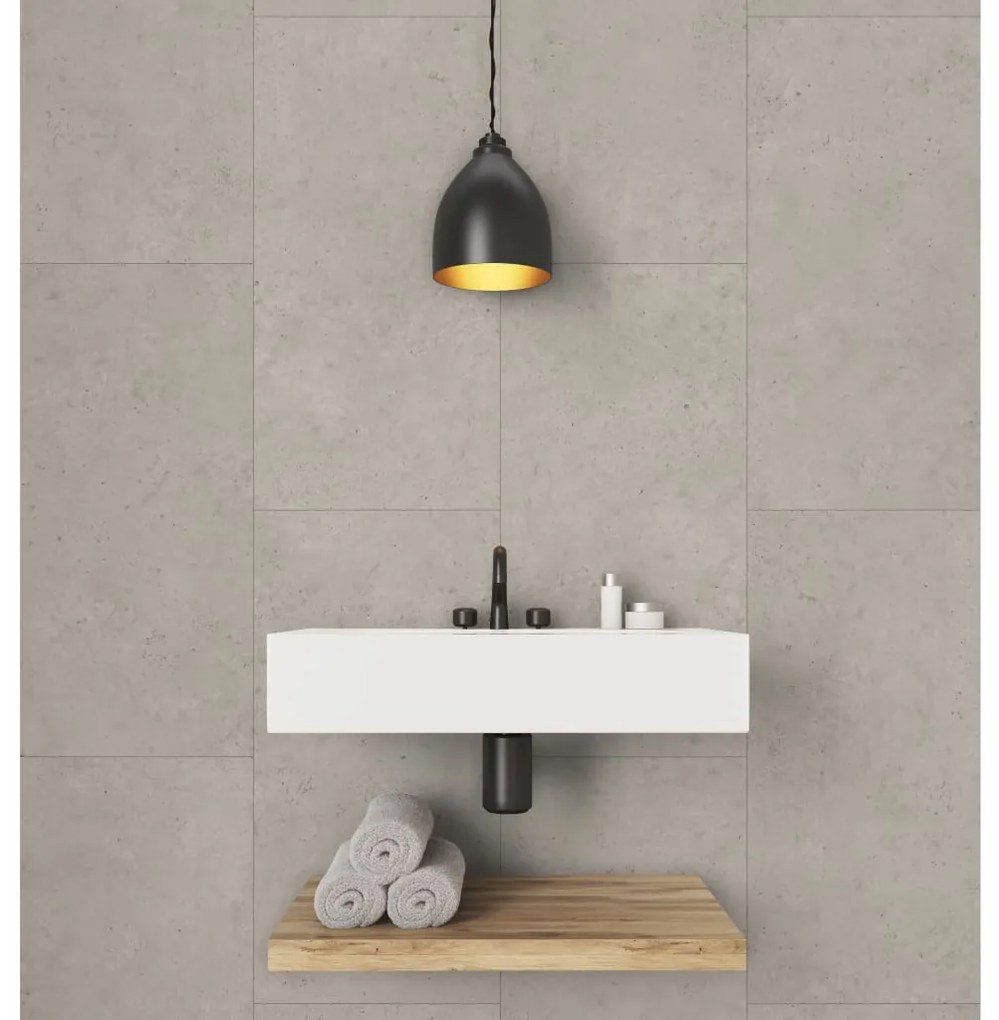 431009 Grosfillex Nástěnné dlaždice Gx Wall+ 11 ks beton 30 x 60 cm béžové