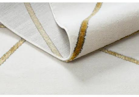 Dywany Luszczow Kusový koberec EMERALD EXCLUSIVE 1013 geometrický krém / zlato Rozměr koberce: 80 x 150 cm