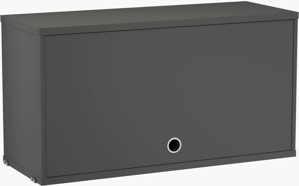 Skříňka pro modulární regálový systém's výklopnými dveřmi String System
