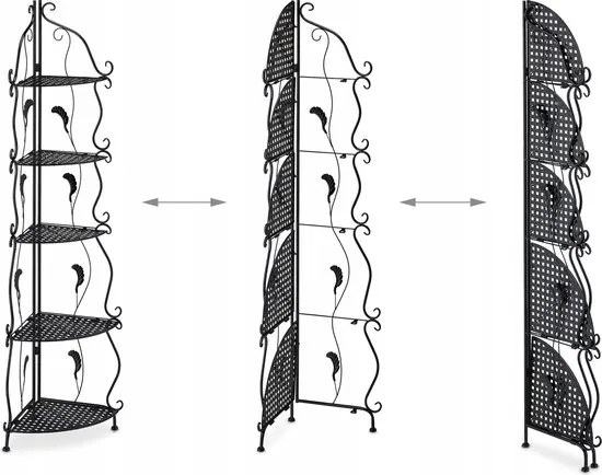 Držák Na Květináč Relaxdays 136 cm kovový