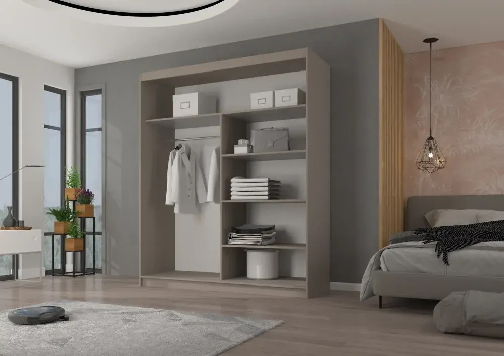 Posuvná skříň se zrcadlem ESTI 180
