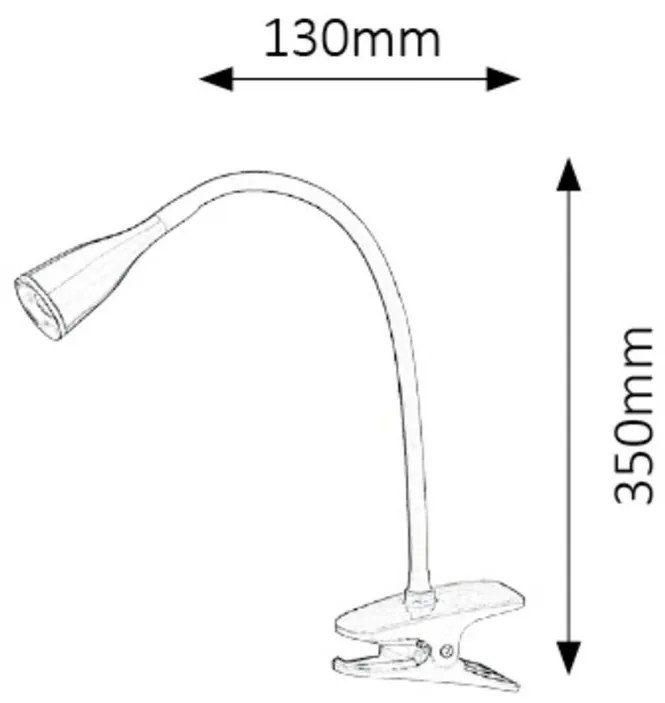 Rabalux 4196 stolná LED lampa Jeff