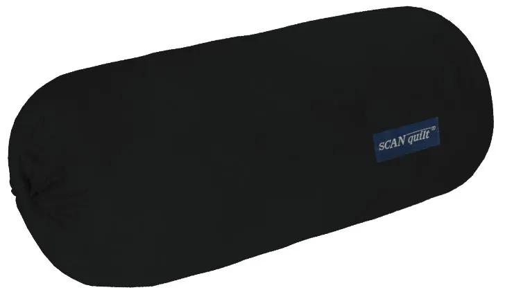 SCANquilt napínací prostěradlo JERSEY SOFT černá výška matrace do 30 cm 100 x 220 cm