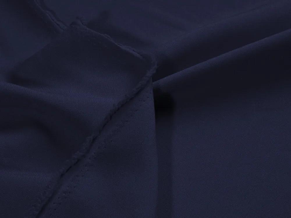 Biante Dekorační čtvercový ubrus Rongo RG-055 Temně modrý 110x110 cm