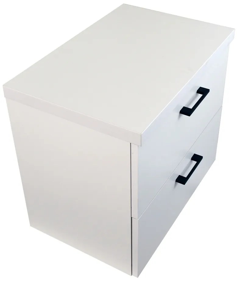 Comodo Koupelnová skříňka pod deskové umyvadlo Agria W 60-HD - bílá/bílá