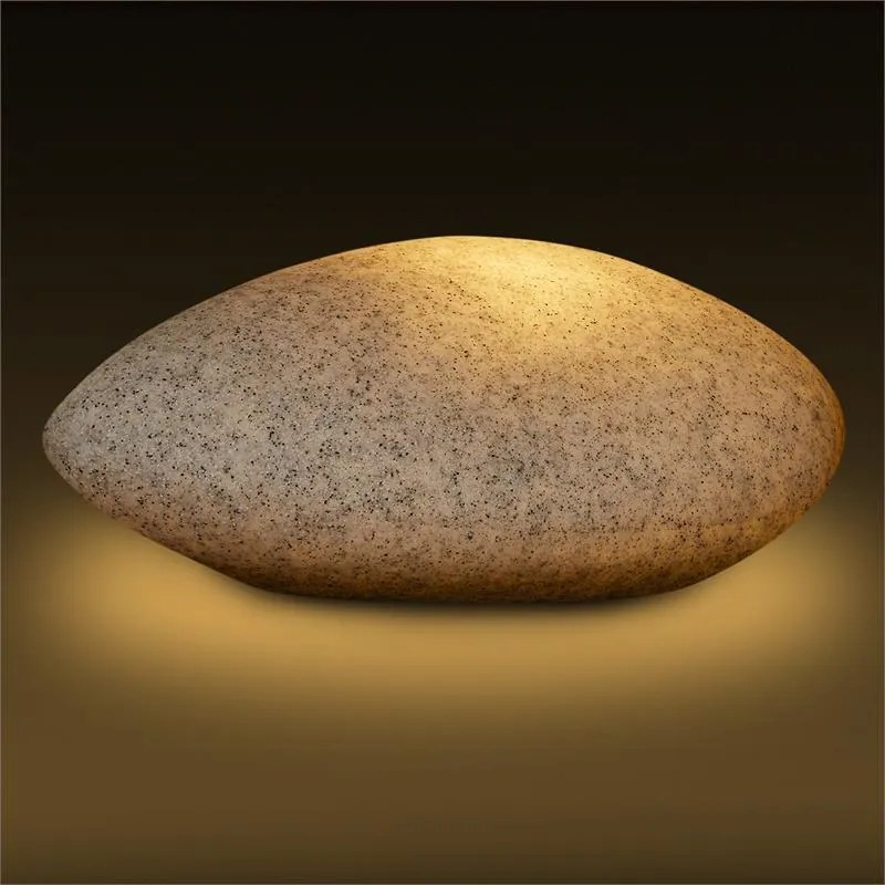 Shiny Nugget, zahradní svítidlo, ve formě kamene, venkovní lampa, granit