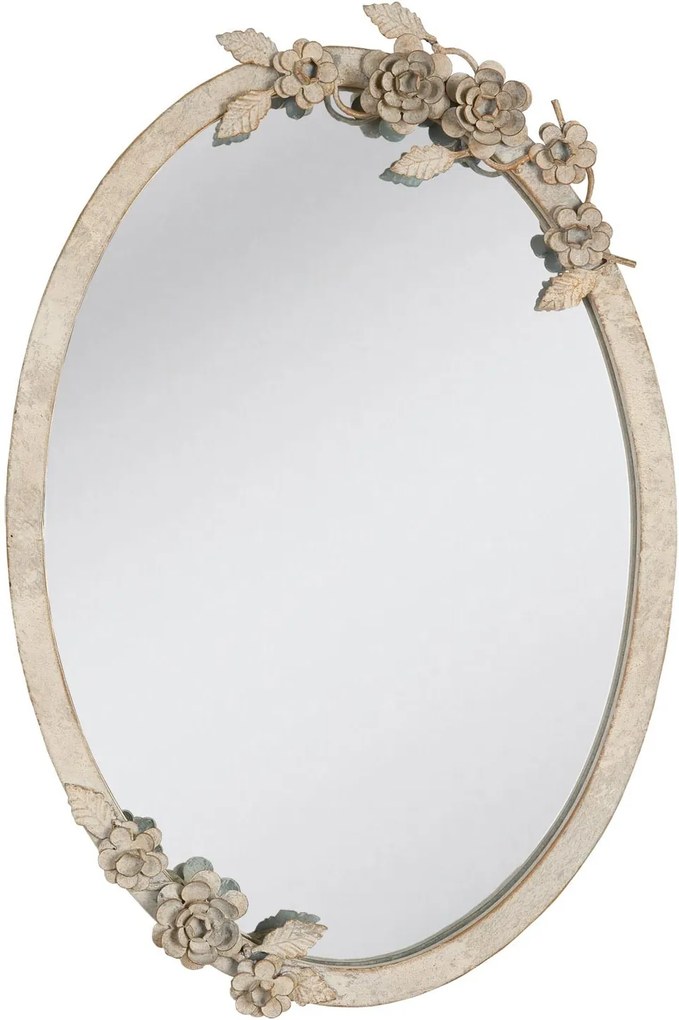 Zrcadlo Flower Glass s patinou - 35*3*51 cm Clayre & Eef
