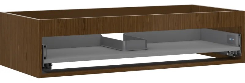 Mexen Box-A, závěsná skříňka 100 cm, 1 zásuvka, ořech, 91AX0-1000-235-1-86