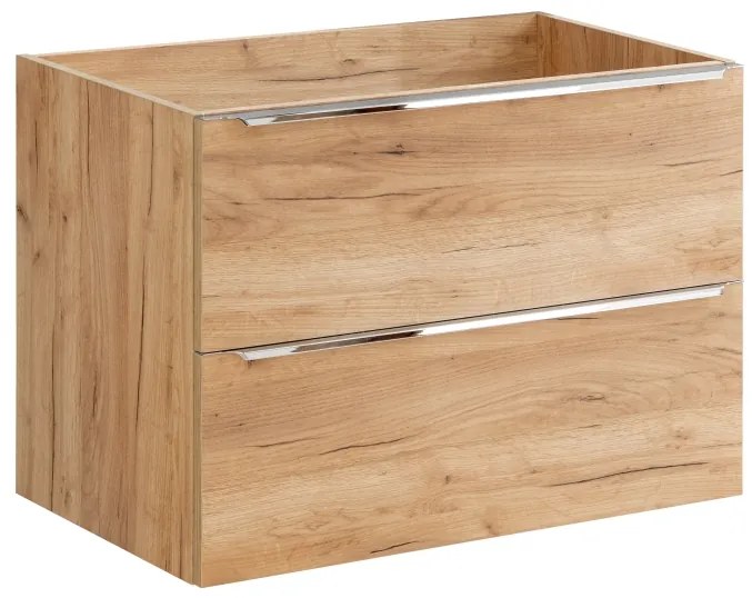 COMAD Koupelnová sestava - CAPRI oak, 80 cm, sestava č. 2, zlatý dub