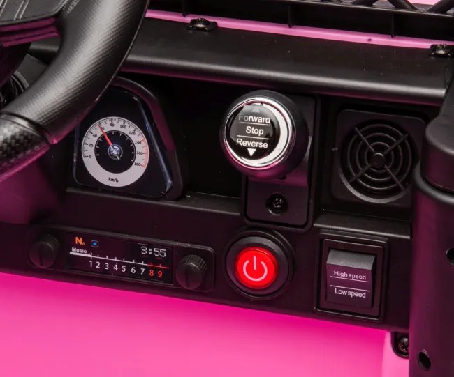 Elektrické autíčko Toyota FJ Cruiser růžové