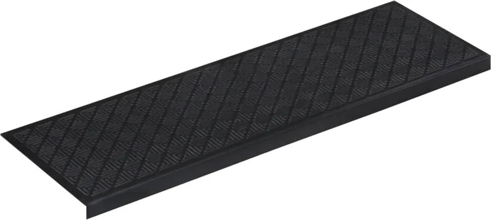 Nášlapy na schody 10 ks 25 x 75 cm guma 155643