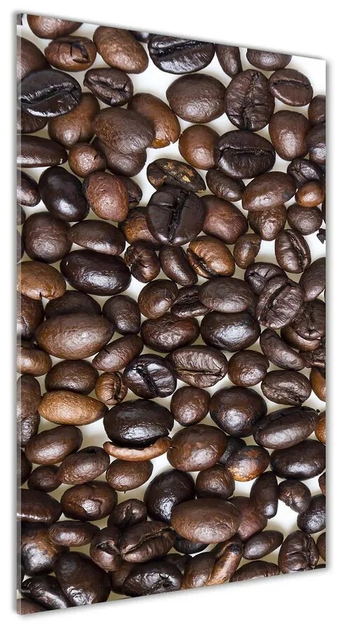 Wallmuralia Moderní akrylový fotoobraz Zrnka kávy 60x120 cm