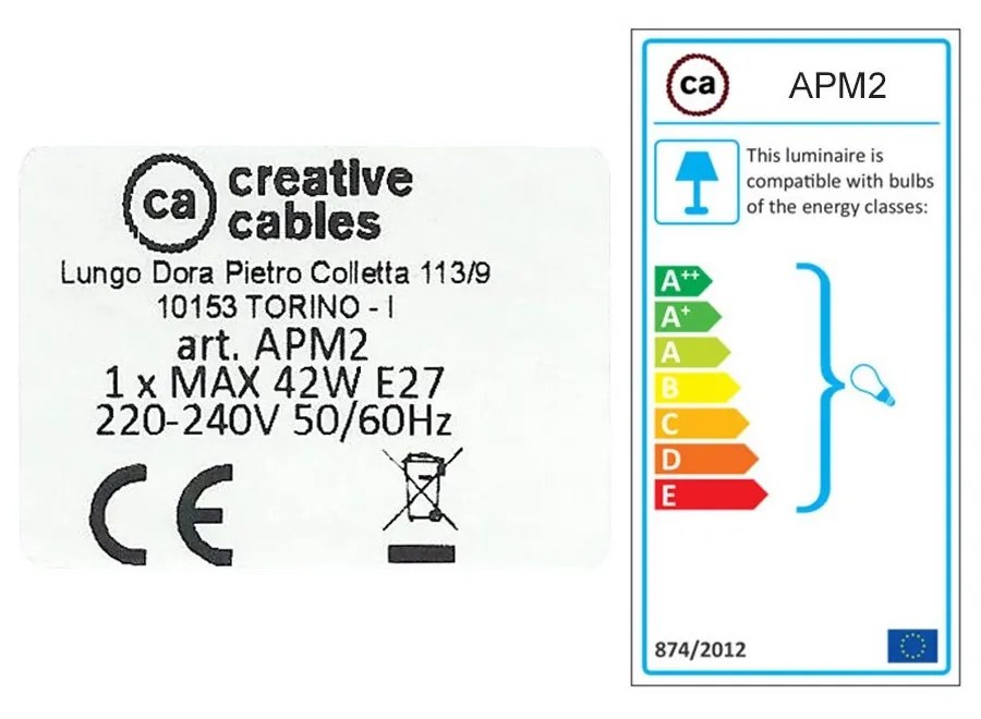 creative cables Fermaluce metallo 90° glam, nastavitelné kovové nástěnné nebo stropní svítidlo s objímkou E27 se závitem Barva: Mosaz