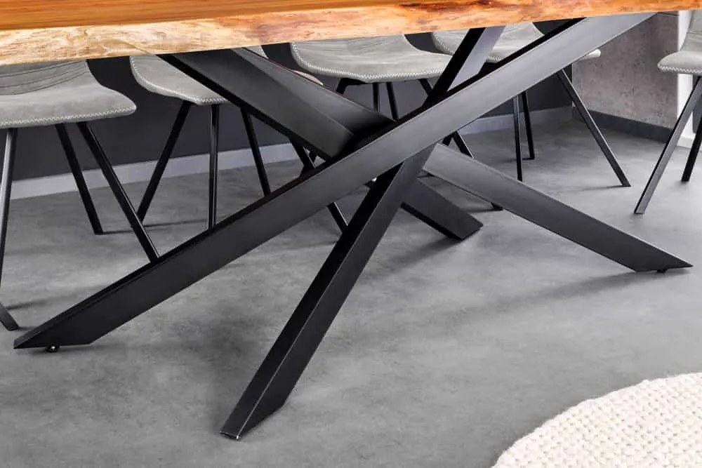 Designový jídelní stůl Massive 200 cm akácie, deska 60mm