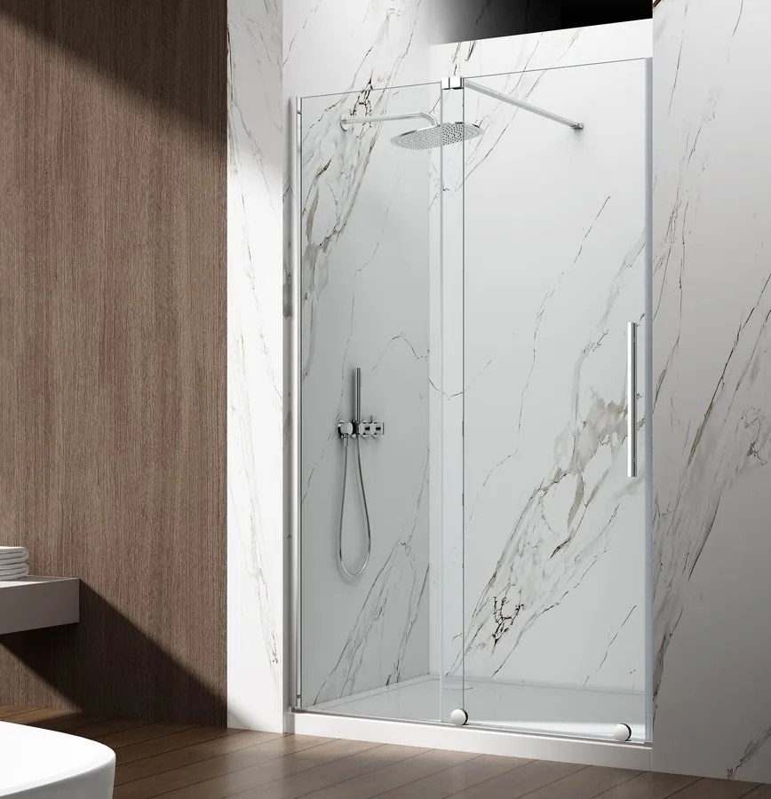 Gelco Spirit sprchové dveře do niky 160 x 200 cm posuvné chrom čiré sklo GI1016
