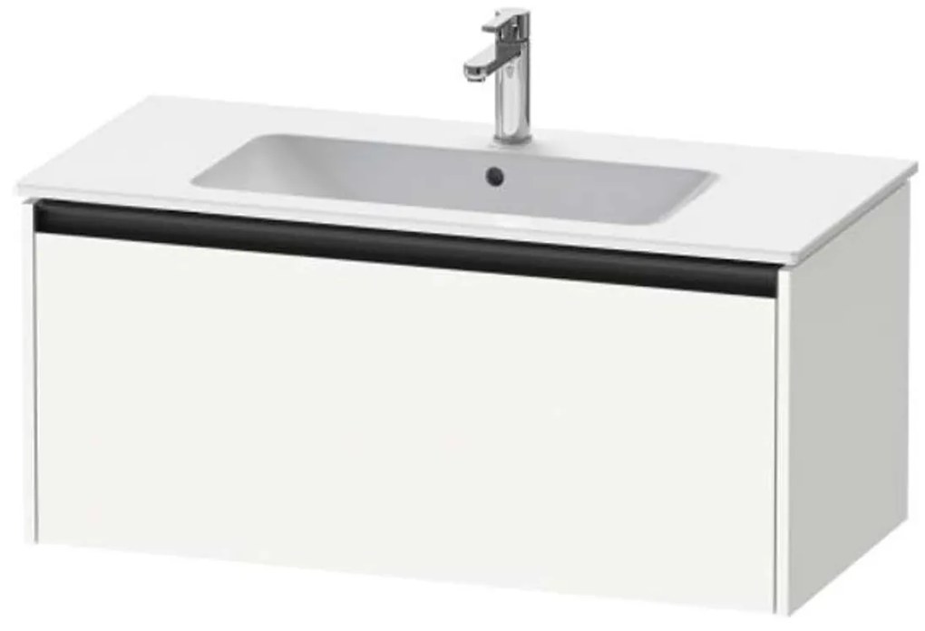 Duravit Ketho.2 - Umyvadlová skříňka 44x101x48 cm, 1 zásuvka, matná bílá K25064018180000