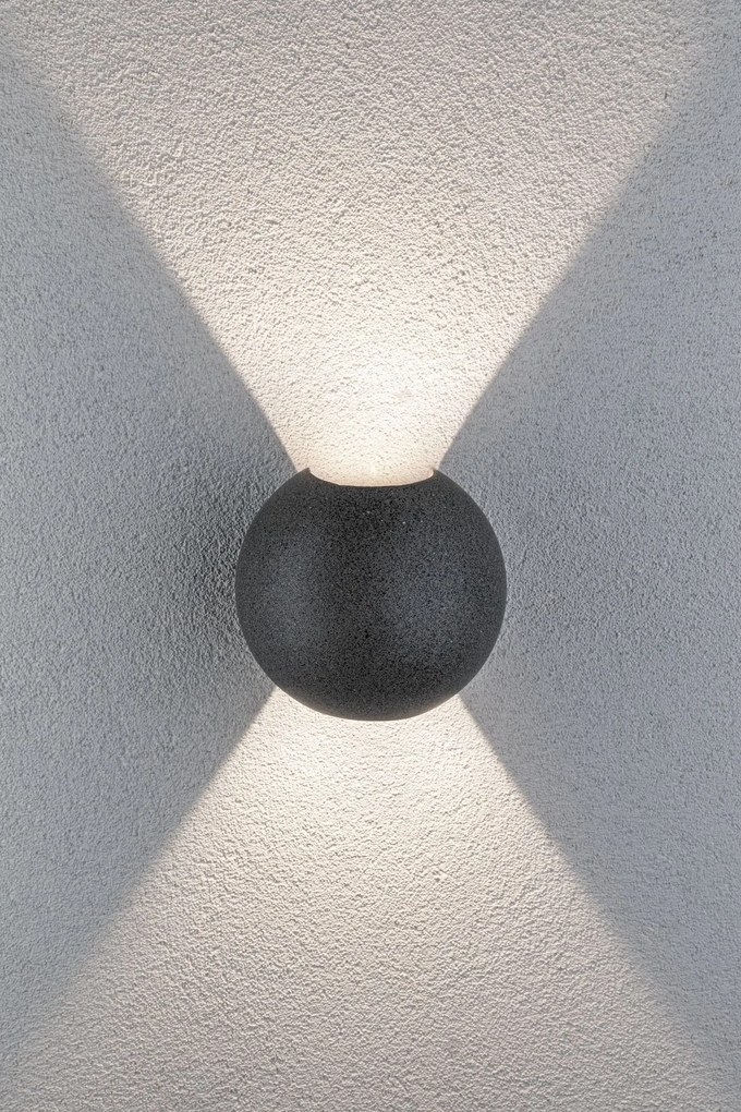 P 94499 VÝPRODEJ VZORKU - Venkovní venkovní nástěnné svítidlo Concrea IP65 2x5,5W 3.000K - PAULMANN