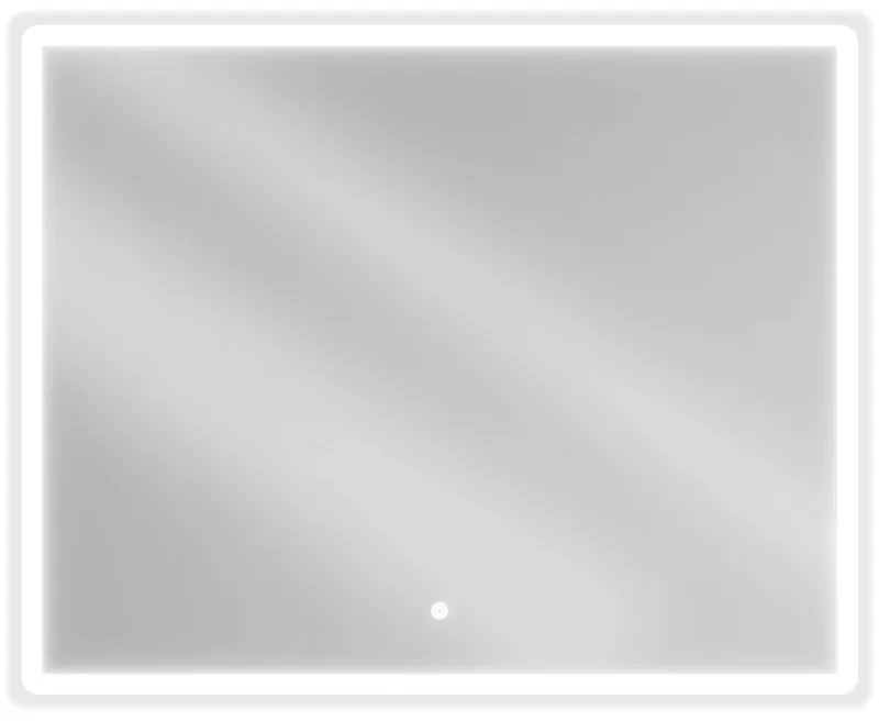 Mexen Navia, LED koupelnové zrcadlo s podsvícením 100 x 80 cm, 6000K, ochrana proti zamlžování, 9803-100-080-611-00