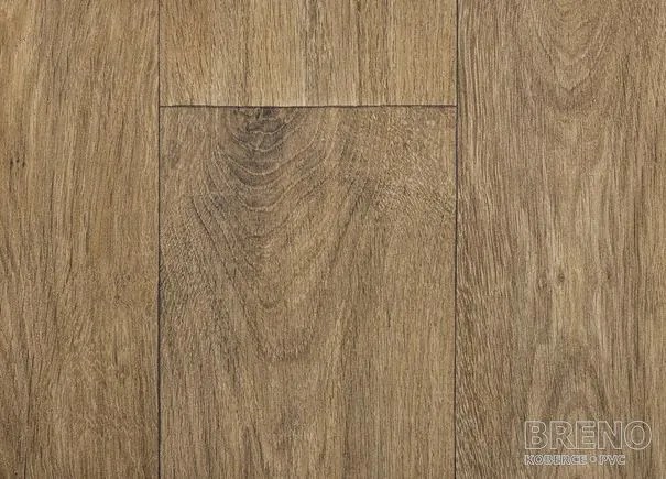Breno PVC MAXIMA PLUS Ohrid Oak S43 (591-02) – hnědé dřevo, šíře 400 cm