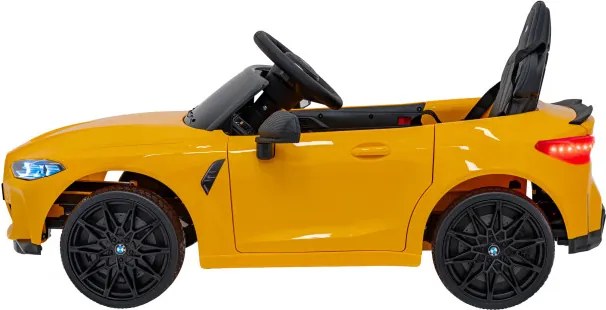 Elektrické autíčko BMW M4 žluté