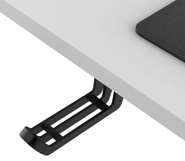 Lama Plus Elektricky výškově nastavitelný stůl UPLIFT — 160 cm, bílá / černá