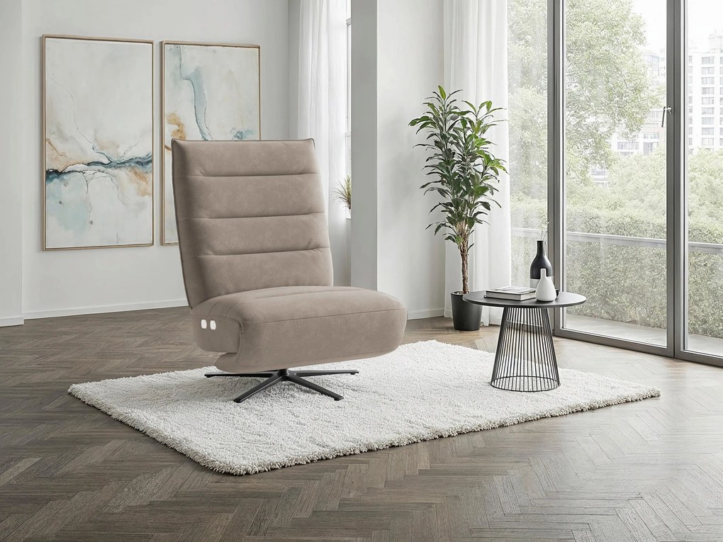 XXXLutz RELAXAČNÍ KŘESLO, textil, šedohnědá Sit & More - Online Only křesla & taburety - 000144038032