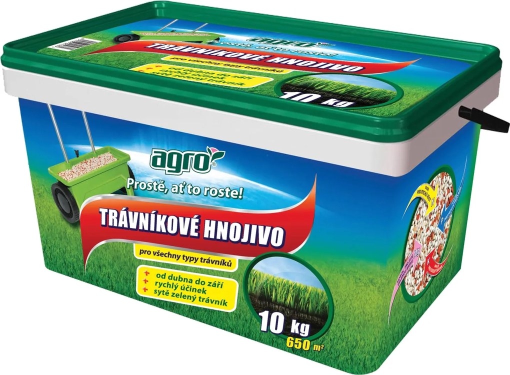 Agro Trávníkové hnojivo kbelík 10 kg