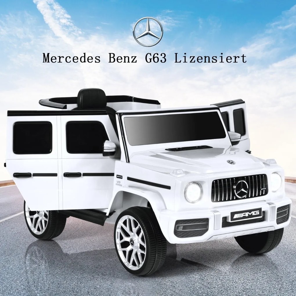 Costway Elektrické auto Mercedes Benz pro děti Elektrické dětské auto s hudbou