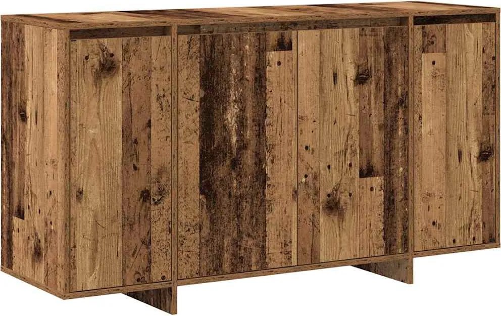 Servírovací skříň Staré dřevo 135 x 41 x 75 cm Kompozitní dřevo 3333893