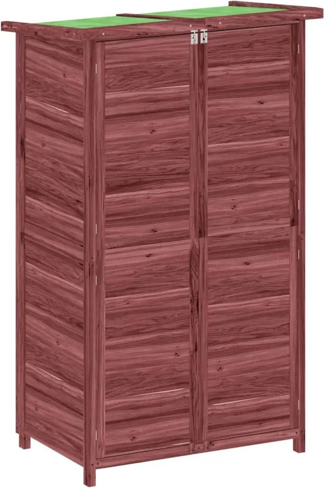 Zahradní přístřešek na nářadí moka 83x57x140 cm masiv borovice 172242