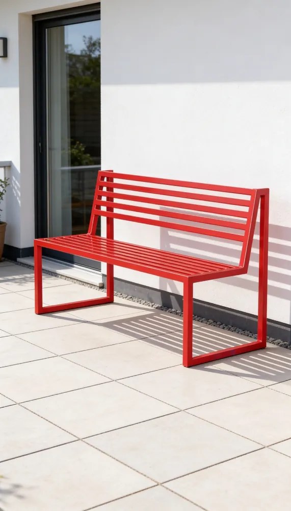 Zahradní lavice Titus Red